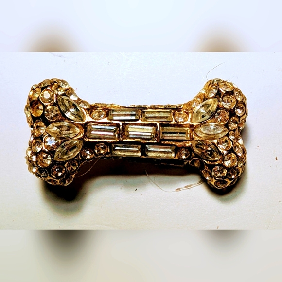 Wendy Gell | Dog | Wendy Gell Paved Dog Bone Pin Rare | Poshmark